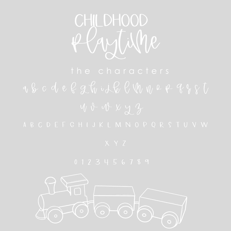 Childhood Playtime, a Font Duo - Etsy
