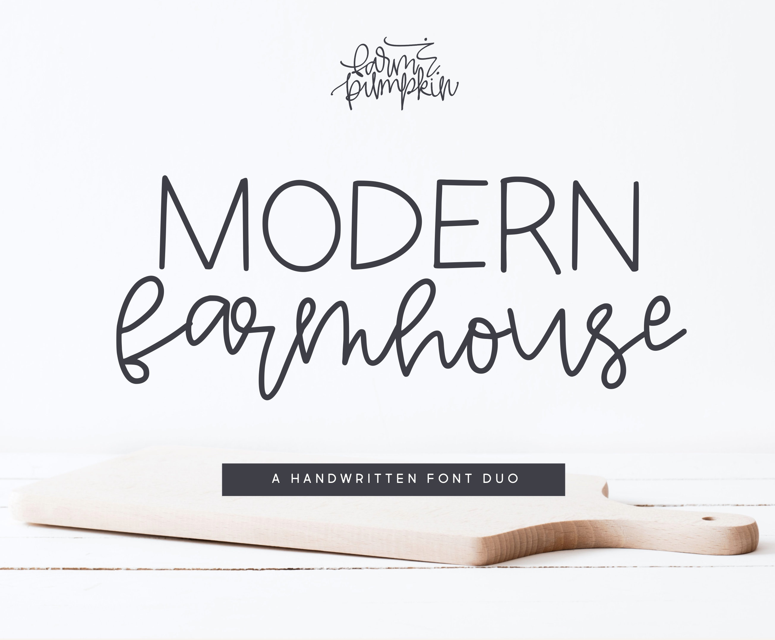 Modern Farmhouse A Font Duo - Etsy