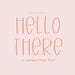 Hello There, a Handwritten Print Font - Etsy
