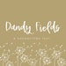 Dandy Fields, a Handwritten Modern Calligraphy Font - Etsy