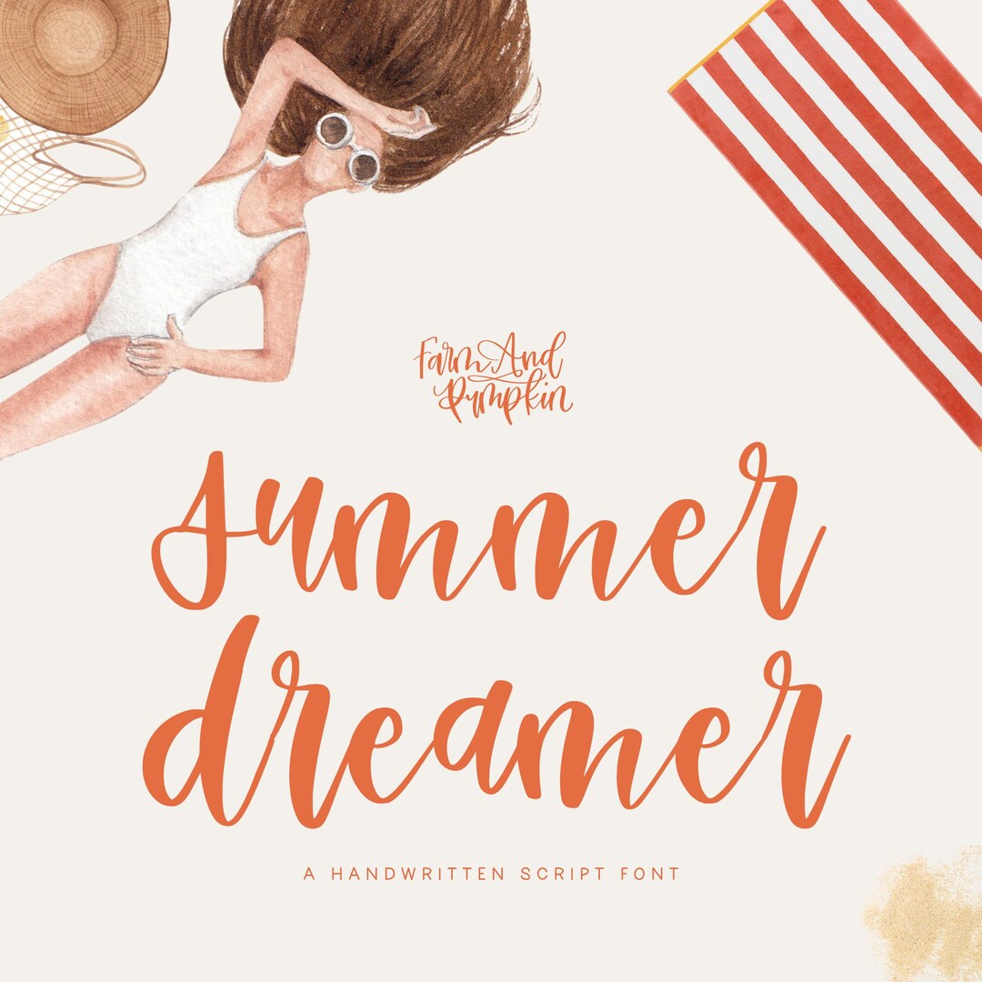 Summer Dreamer, a Handwritten Script Font - Etsy