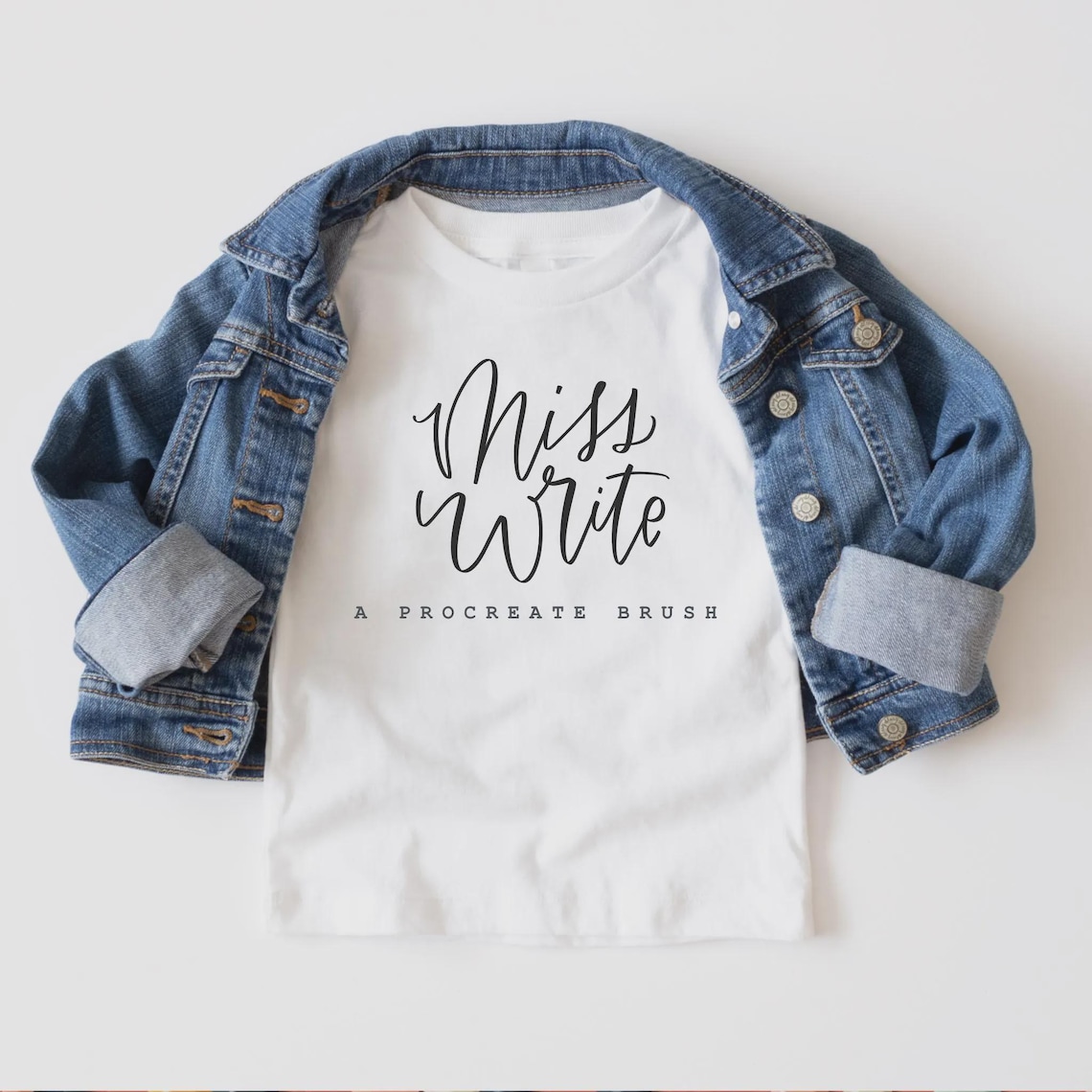 Miss Write, a Procreate Brush - Etsy