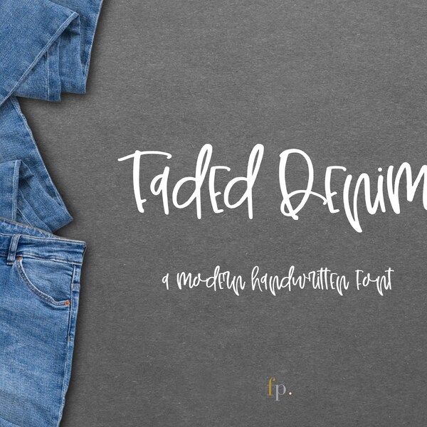 Faded Font - Etsy