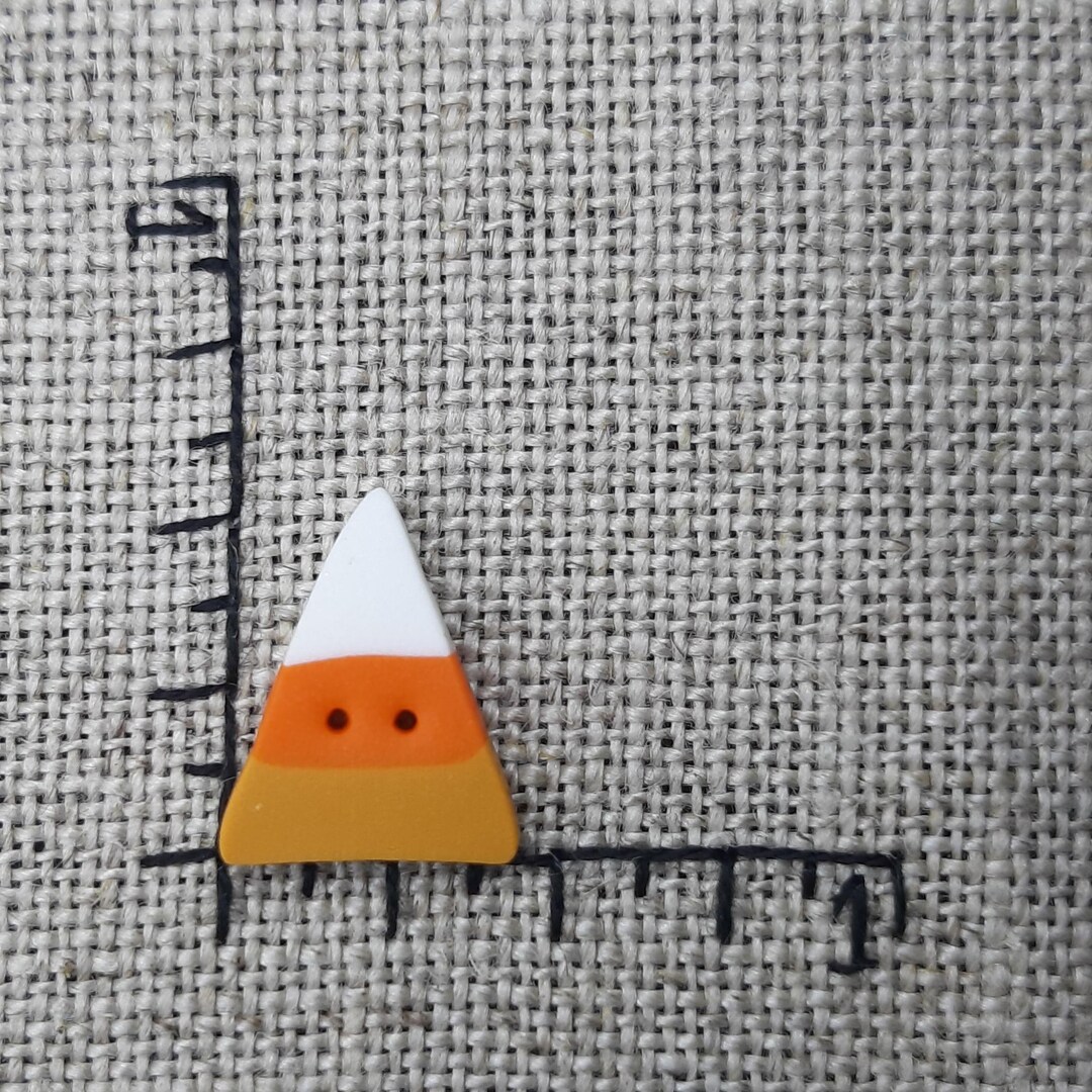 Candy Corn Button - Etsy