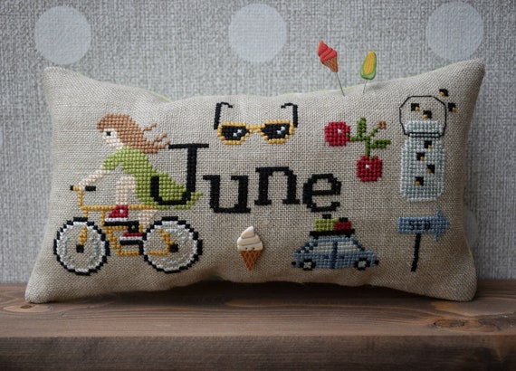 When I Think of June Cross Stitch Chart Digital Copy - Etsy