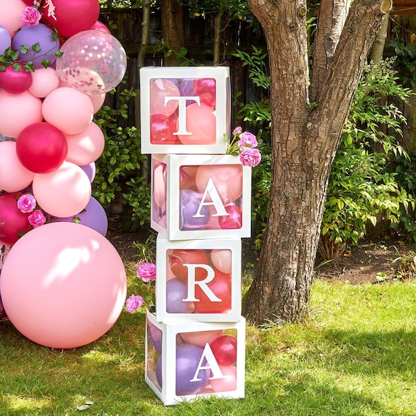 Balloon Letter Box - Etsy