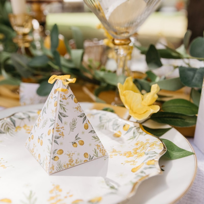 Lemon Favor Boxes - Etsy