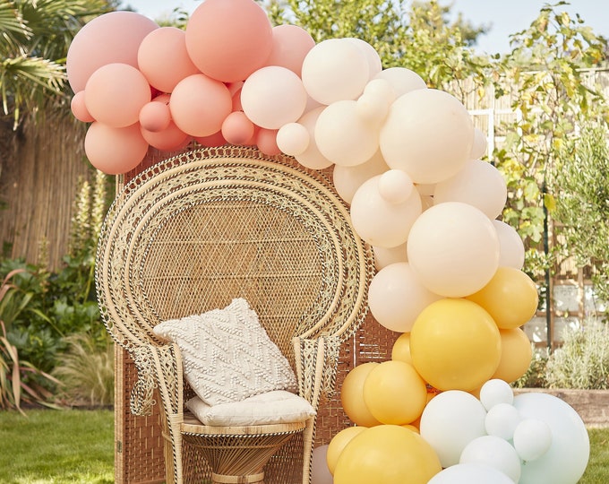 Muted Pastel Balloon Arch Kit, Balloon Arch Kit, Pastel DIY Balloon ...