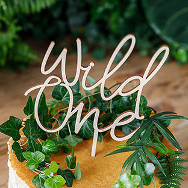 Wild One Cake Topper - Etsy