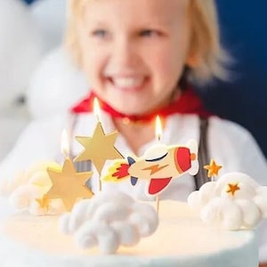 Airplane Birthday Candles, Airplane Candles, Plane Themed Party ...