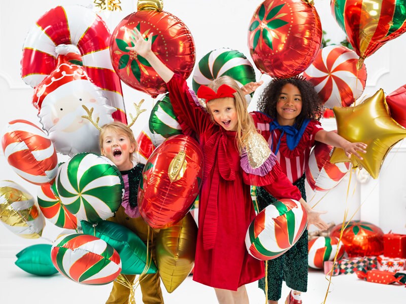 Fun Foil Santa Balloon, Father Christmas Balloon, Christmas Balloon ...