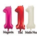 Customisable Double Digit Balloon Sculpture, Choose Your Own Colours ...