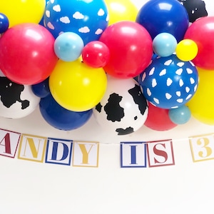 Personalised Baby Block Banner, Any Name, First Birthday Banner, Baby ...