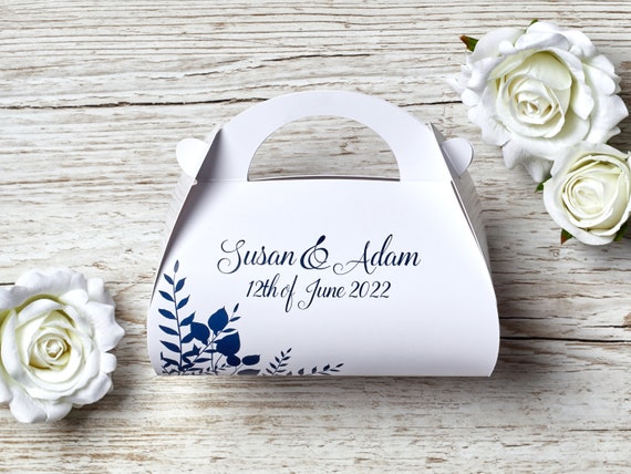 Introduction Offer: Personalised Boxes With Navy Print - Etsy