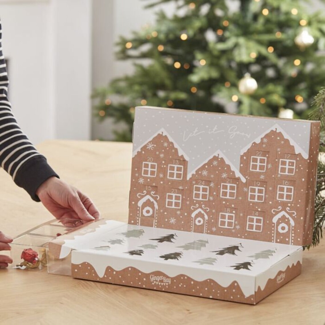 Fill Your Own Snow Scene Advent Calendar, Festive DIY Advent Calendar ...