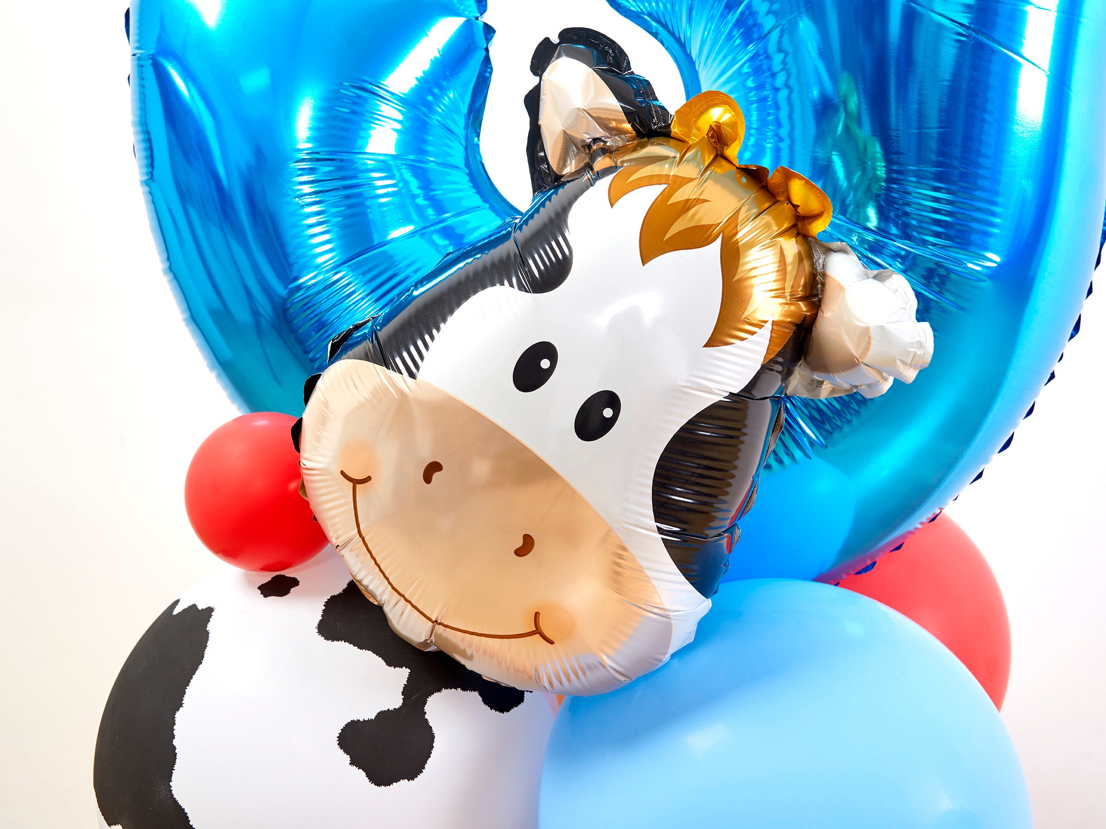DIY Blue Farm Balloon Sculpture 1.4m/55in Boy's Farm - Etsy