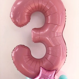 DIY Large 55" Pastel Birthday Balloon Sculpture, Pastel Coloured ...