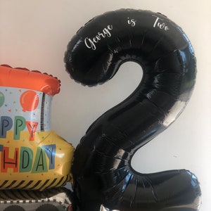 DIY Digger Balloon Sculpture, Construction Birthday Balloon Sculpture ...