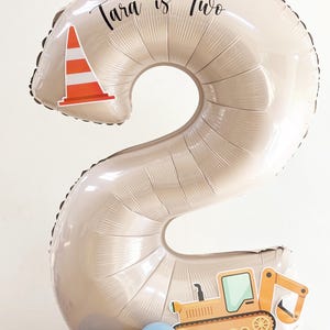 DIY Large 55" Construction Balloon Sculpture, Construction Themed ...