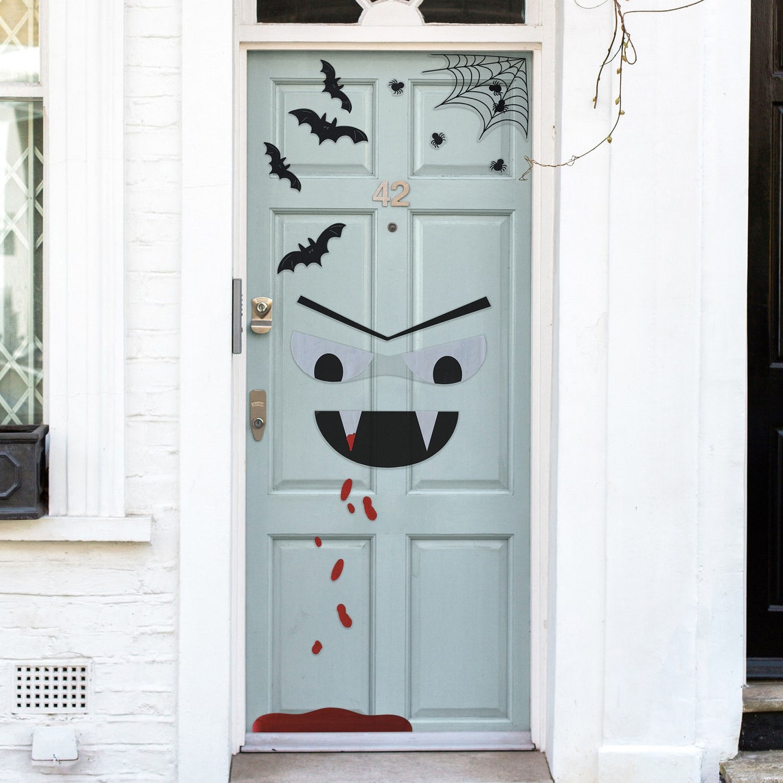 Vampire Halloween Door Decorations, Bunting & Bats, Halloween ...