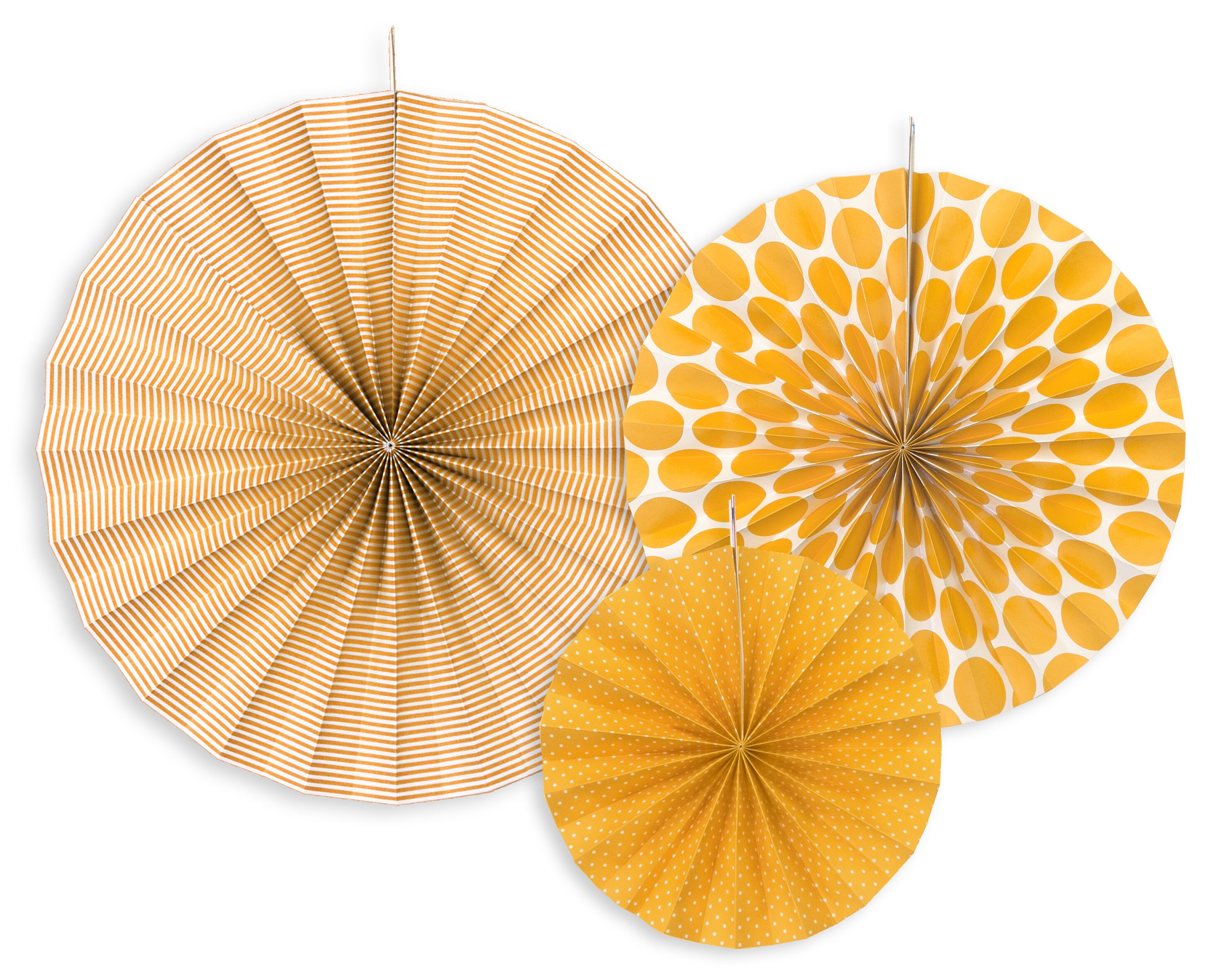 Elegant Hanging Paper Fans Pastel Pink 3 in Each Pack - Etsy UK