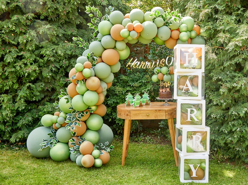 Lovely Personalised Pop up Blocks With Balloons Birthday - Etsy