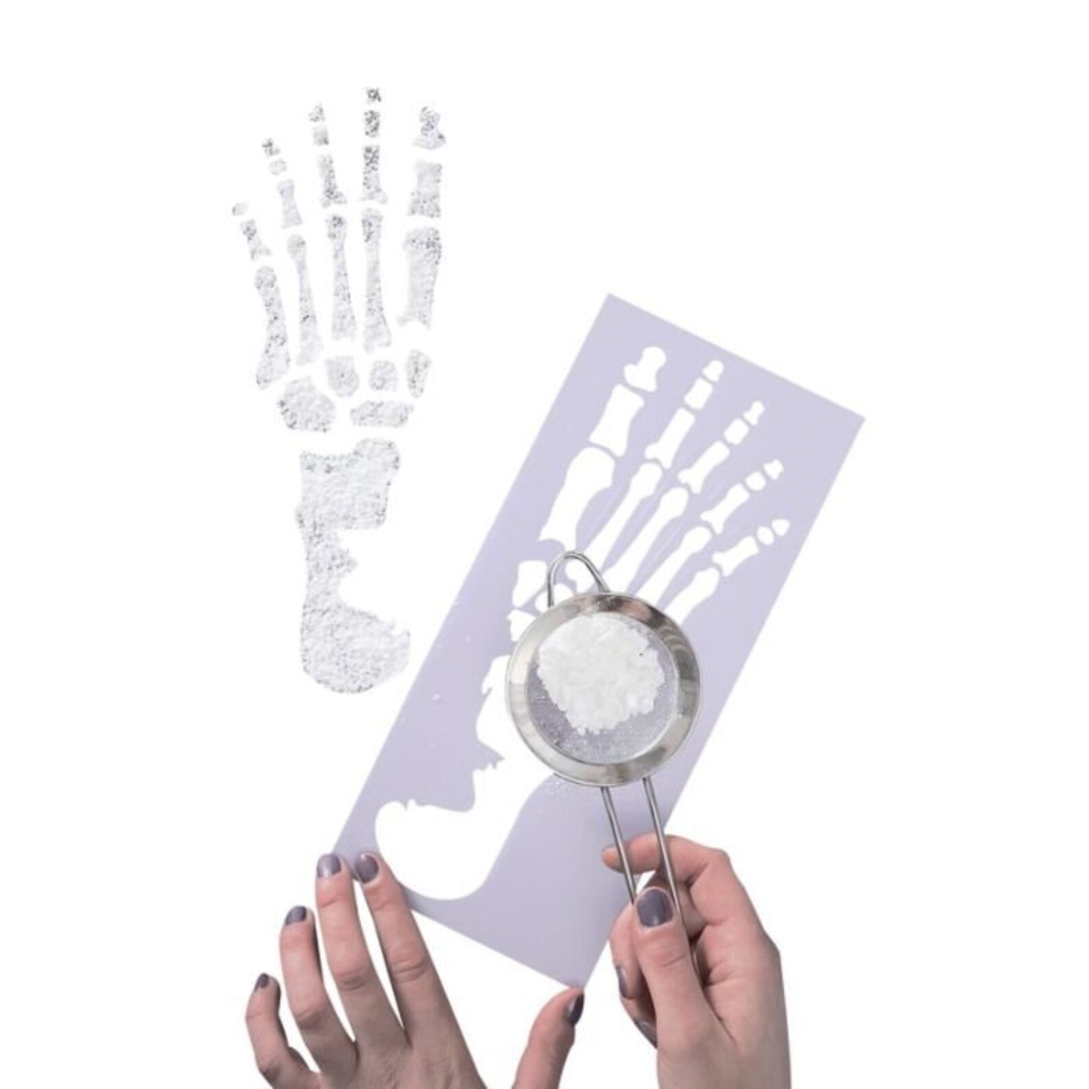 Creepy Halloween Skeleton Feet Stencils 2 Skeleton Stencils - Etsy UK