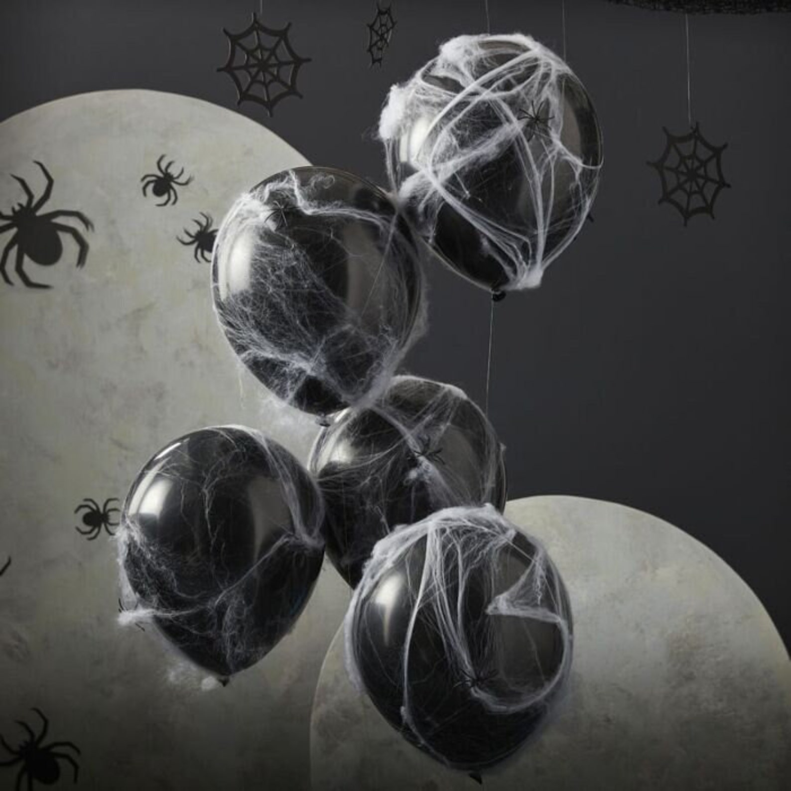 Spiderweb Halloween Balloons, Spider Balloons, Halloween Balloons ...