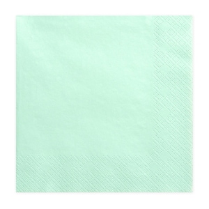 Pastel Mint Napkins, Pastel Mint Paper Napkins, Picnic Napkins, Mint ...