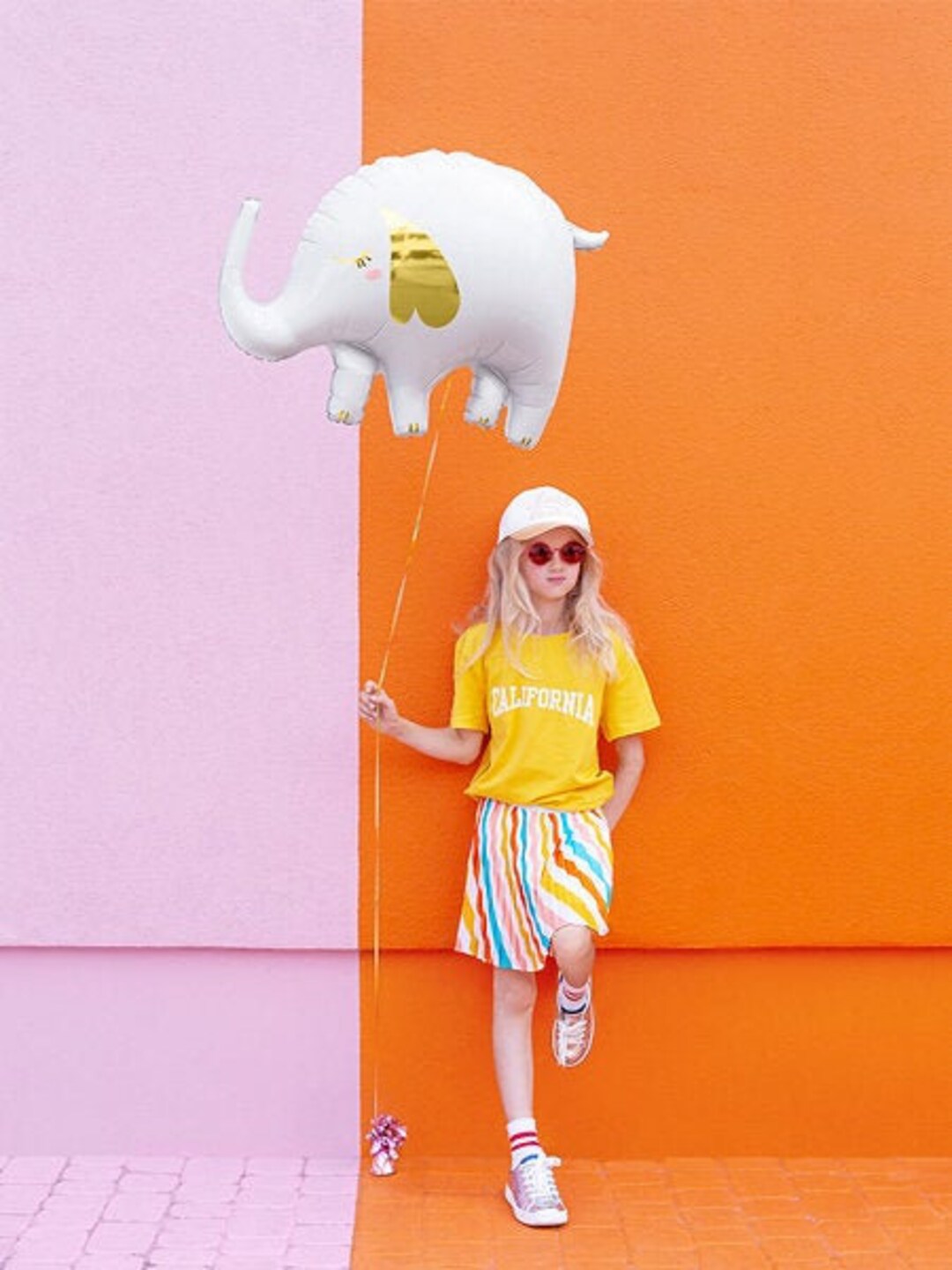 Large Foil Elephant Balloon, Cute Elephant Balloon, Safari Party ...