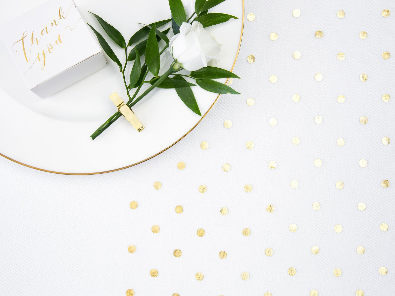 Table Runner With Gold Polka Dots, 9m/30ft, Gold Organza Table Runner ...
