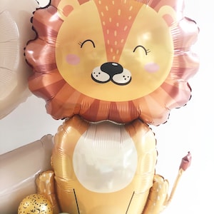 High Quality Large Lion Balloon Sculpture, Any Number, Safari Balloon ...