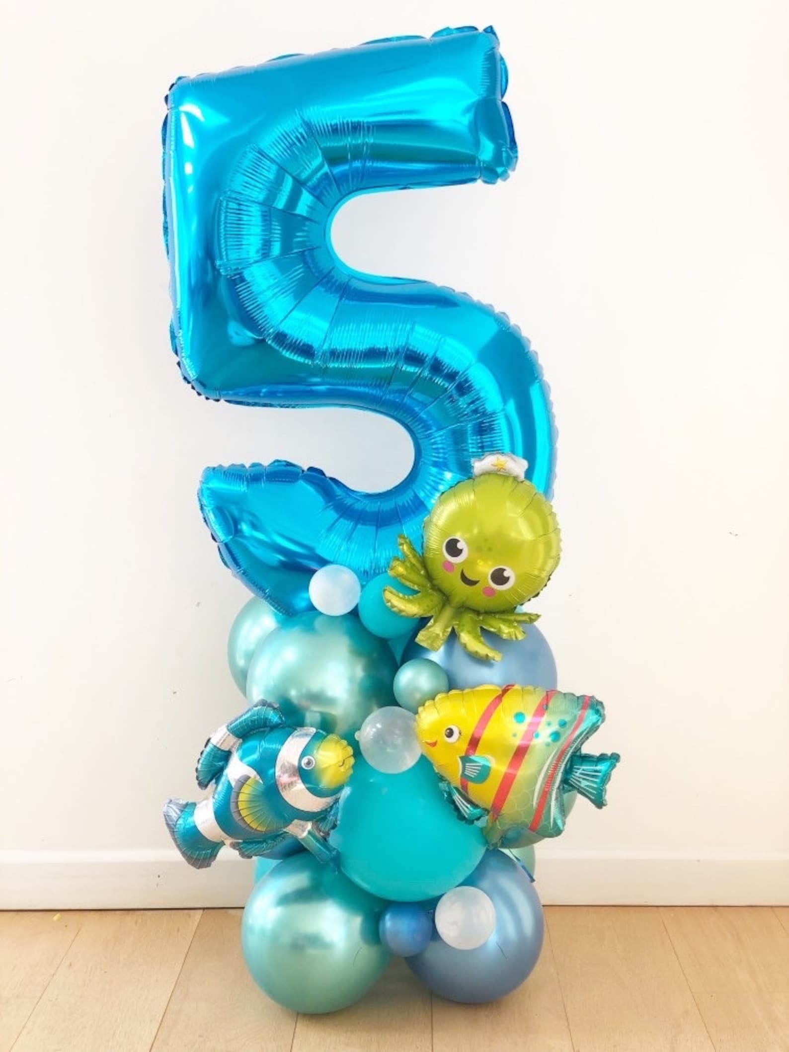 DIY Large Under the Sea Balloon Sculpture, 55in, Under the Sea Balloon ...