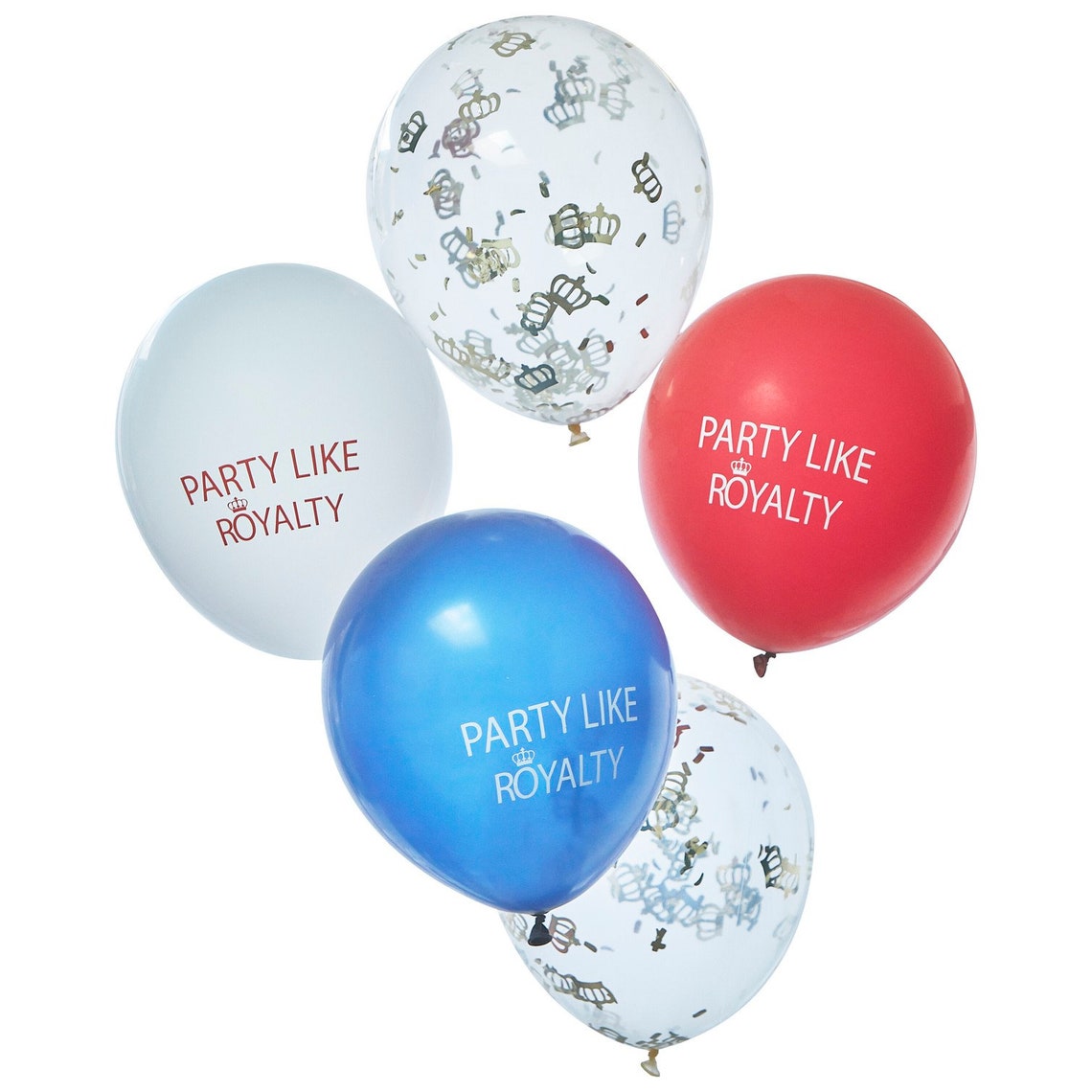 British Confetti Balloons, British Flag Balloons, Latex Balloons ...
