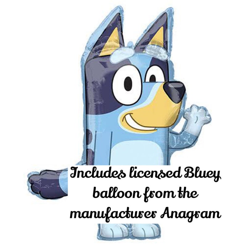 DIY Large Bluey Balloon Sculpture Bluey Kids Birthday Balloon - Etsy UK