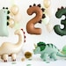 High Quality Dinosaur Number Balloon, 92cm/36in, Dinosaur Foil Balloon ...