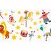 Temporary Circus Theme Tattoos, Kids Circus Tattoos, Kids Party, Circus ...