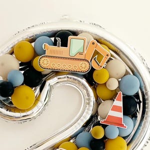 Giant Balloon Frame With Construction Cutouts, Any Number, 126cm/50in ...