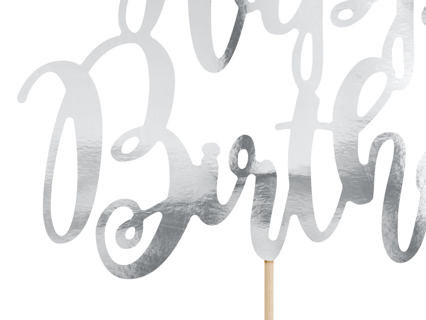 Happy Birthday Cake Topper - Silver Cake Topper - Birthday Cake ...