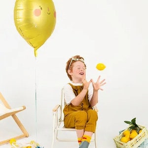 Jumbo Lemon Balloon, Lemon Foil Balloon, Fruit Foil Balloon, Lemon ...