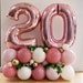 Luxurious Pink Double Digit Balloon Sculpture, DIY Balloon Sculpture ...