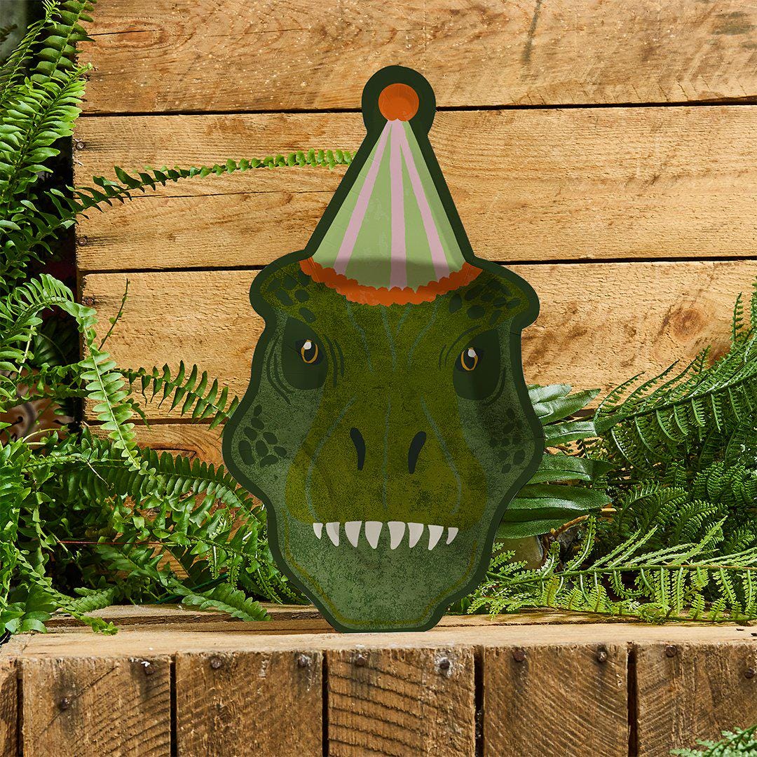 8 Dinosaur Paper Plates, Dino Paper Plates, Dinosaur Party, Dino ...