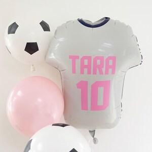 Personalised Football Balloon Set, Uninflated, Football Balloons ...