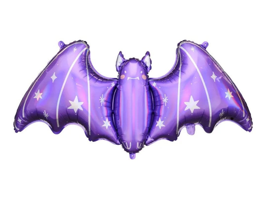 Giant Halloween Bat Balloon, 96cm/38in Pink and Purple Bat Balloon ...