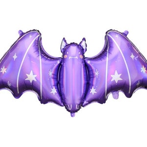 Giant Halloween Bat Balloon, 96cm/38in Pink and Purple Bat Balloon ...
