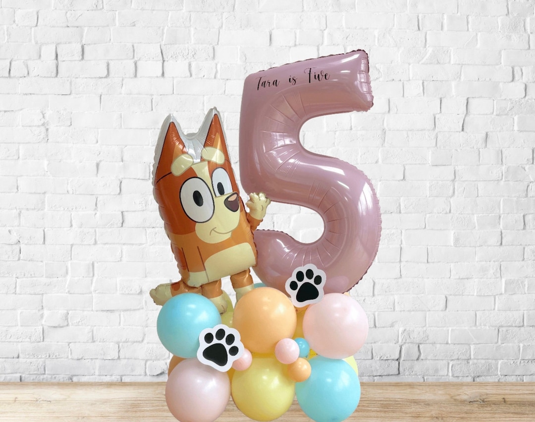 DIY Large Bingo Balloon Sculpture, Bluey Kids Birthday Balloon ...