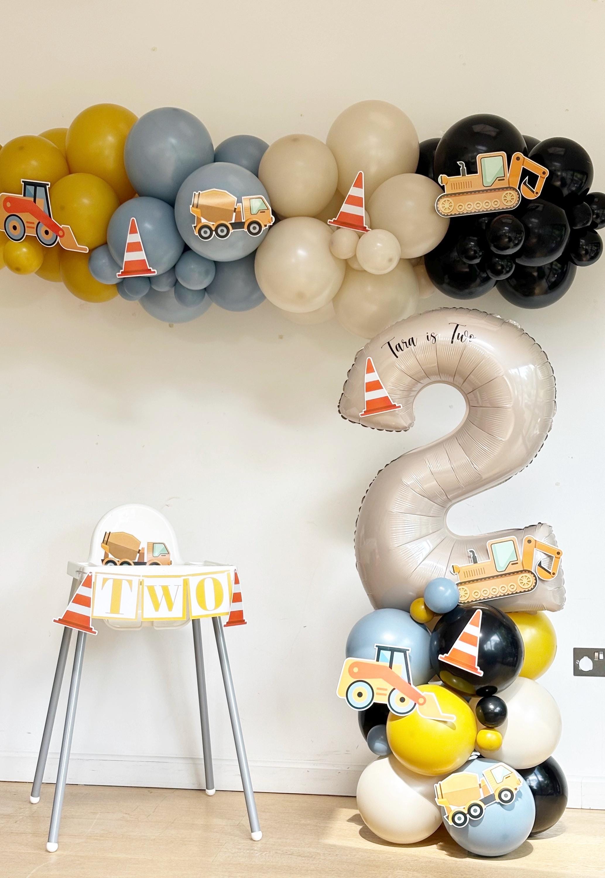 DIY Large 55" Construction Balloon Sculpture, Construction Themed ...