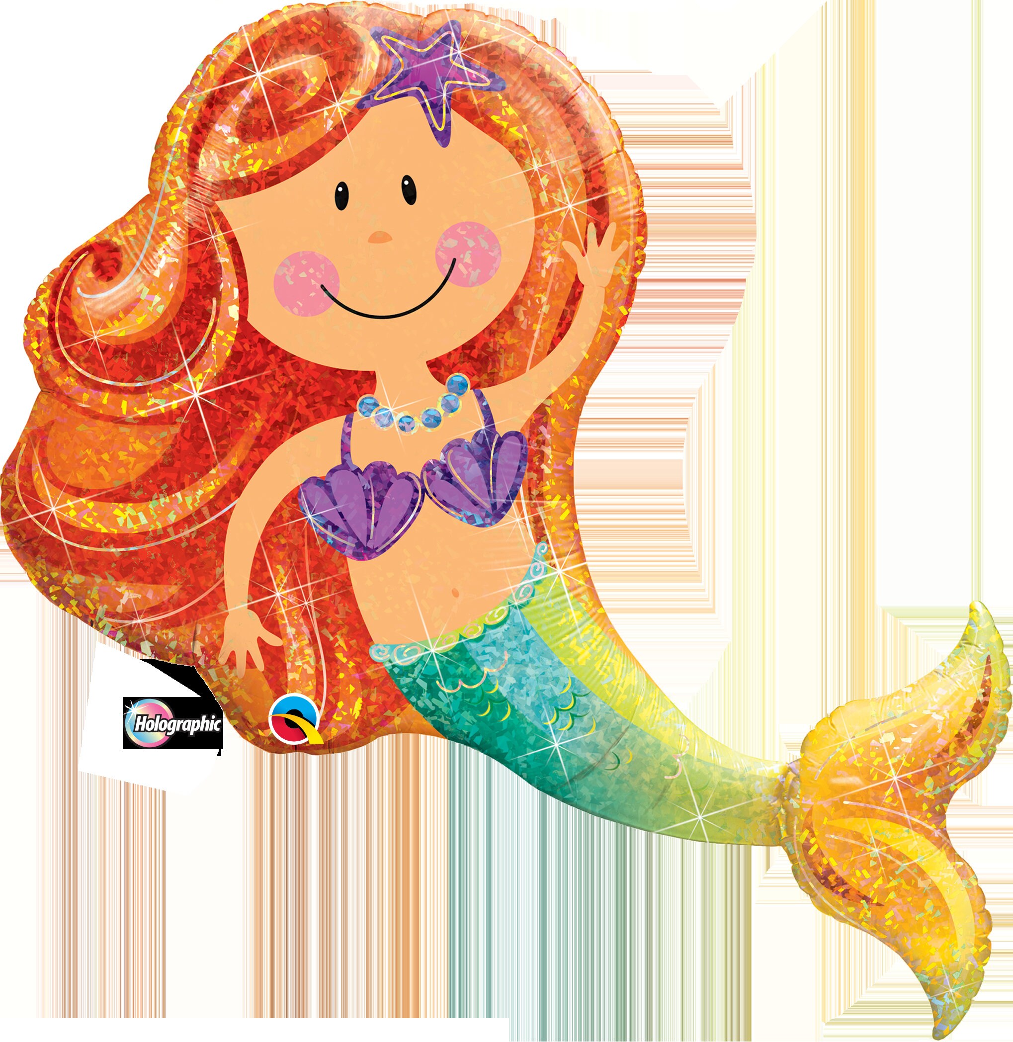Giant Mermaid Balloon - DIY 4.4ft Mermaid Balloon Display - Diy Kit ...
