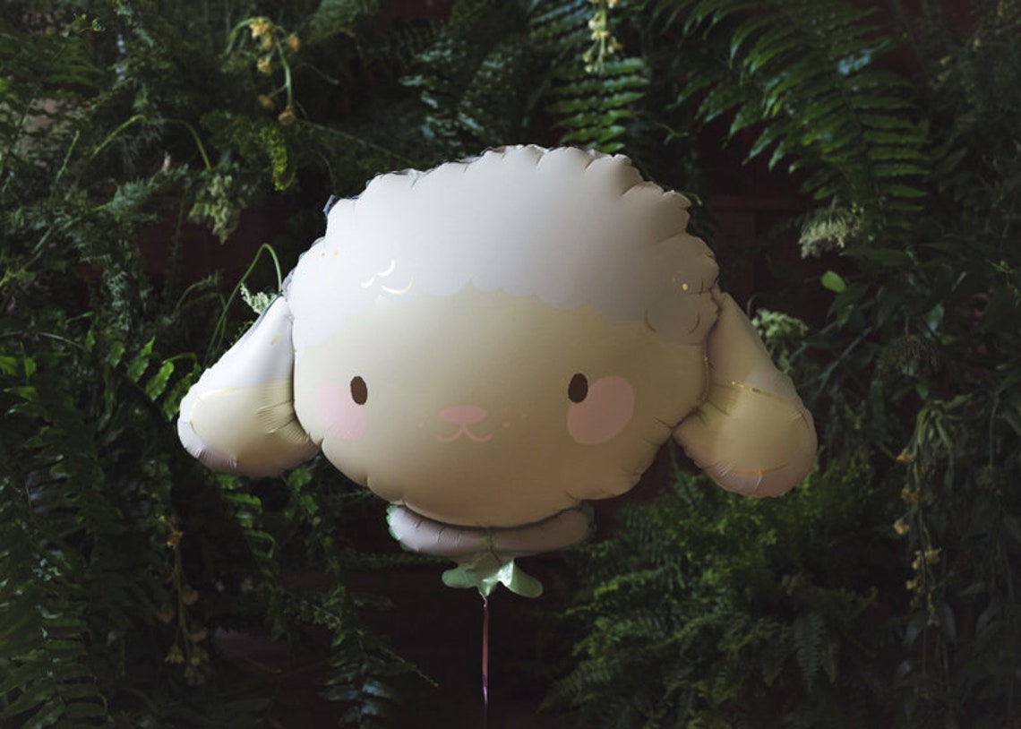 Cute Sheep Foil Balloon White Sheep Cute Lamb Balloon - Etsy UK