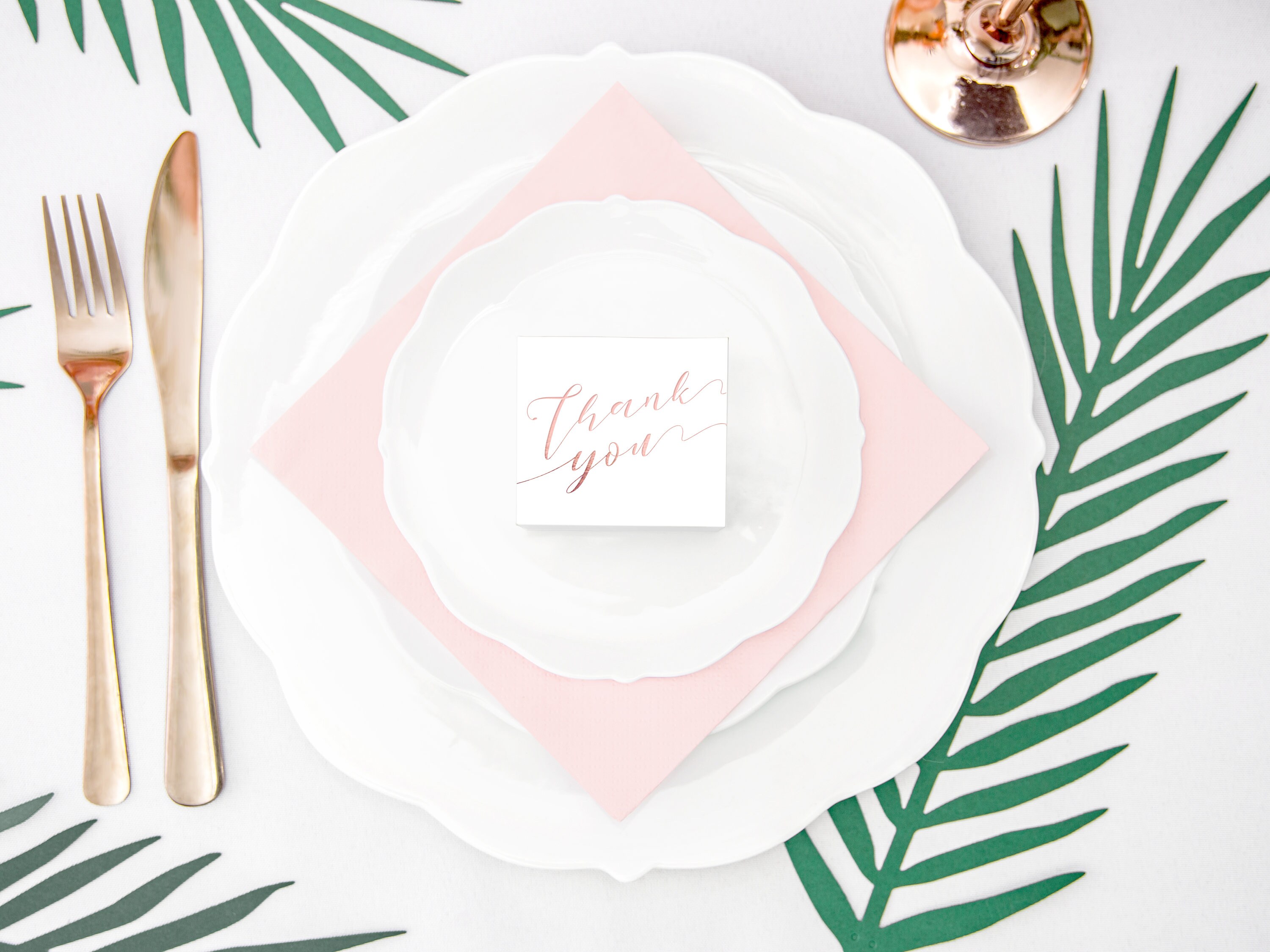 Small Rose Gold Thank You Boxes Set of 10 Rose Gold Thank | Etsy UK